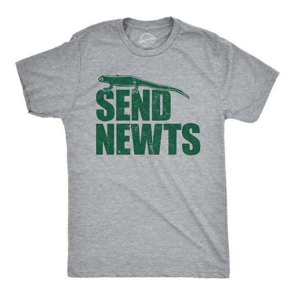 Crazy Dog T-Shirts | Shirts | Mens Funny T Shirts Send Newts Sarcastic ...